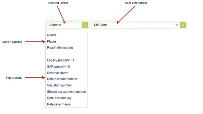 Use the search and find toolbar in GeoMaps